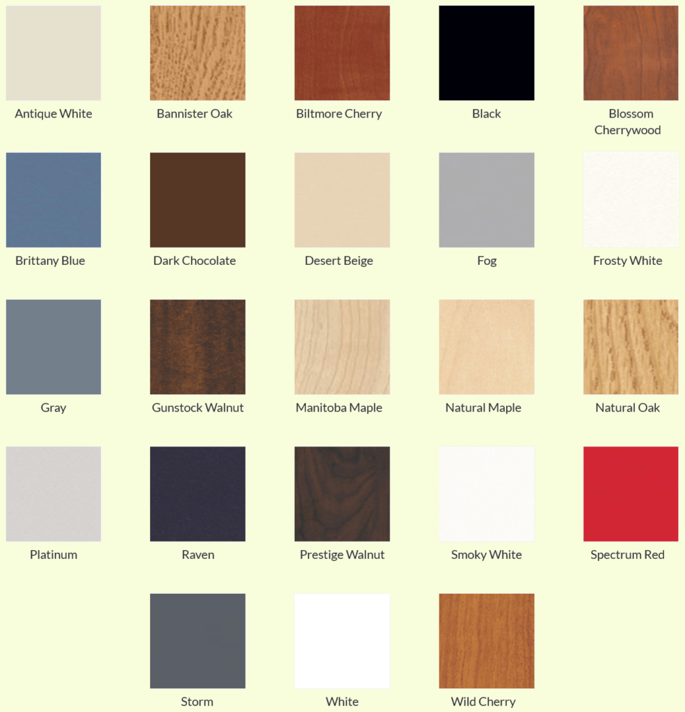 Laminate Colors