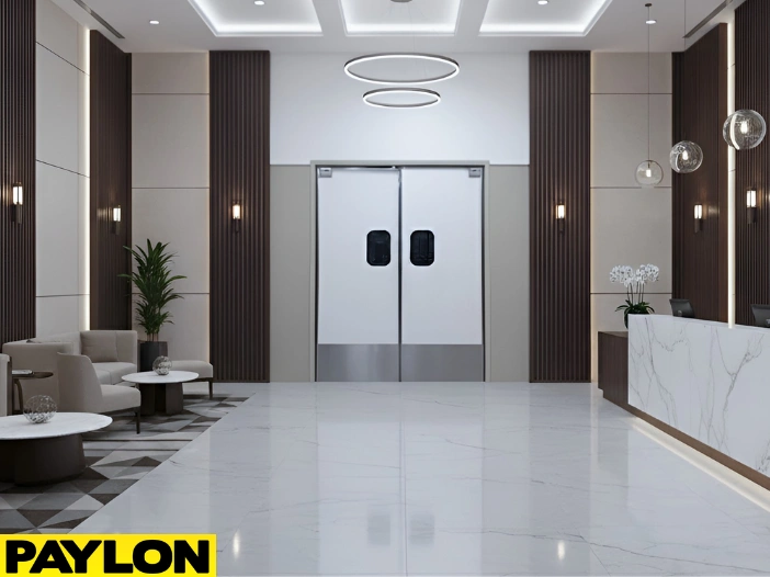 Why Hotel Reception Areas Use Swinging Doors to Control Traffic near ...